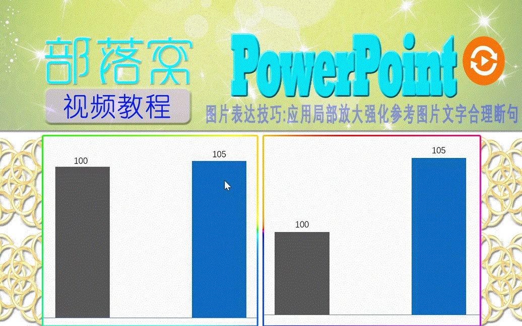ppt图片表达技巧视频:应用局部放大强化参考图片文字合理断句