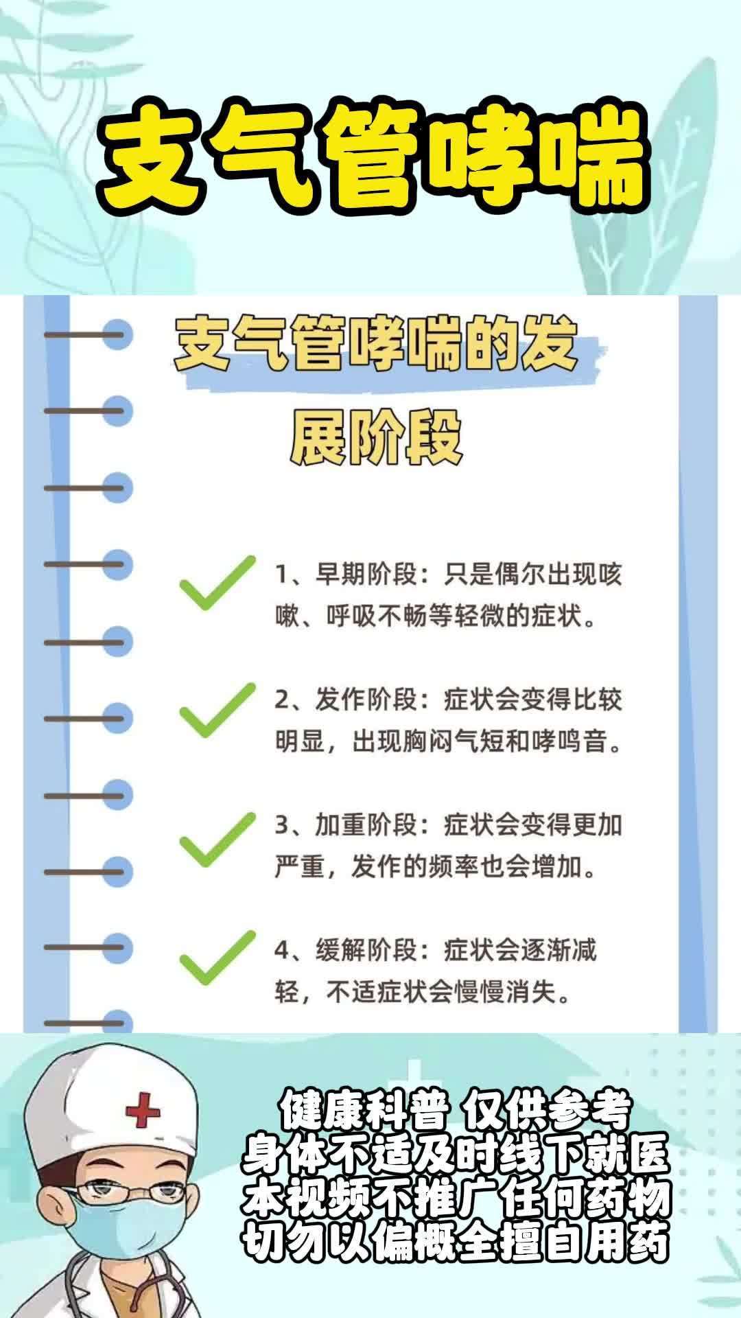 支气管哮喘的奇妙"旅程",今天咱们来聊聊支气管哮喘的发展阶段
