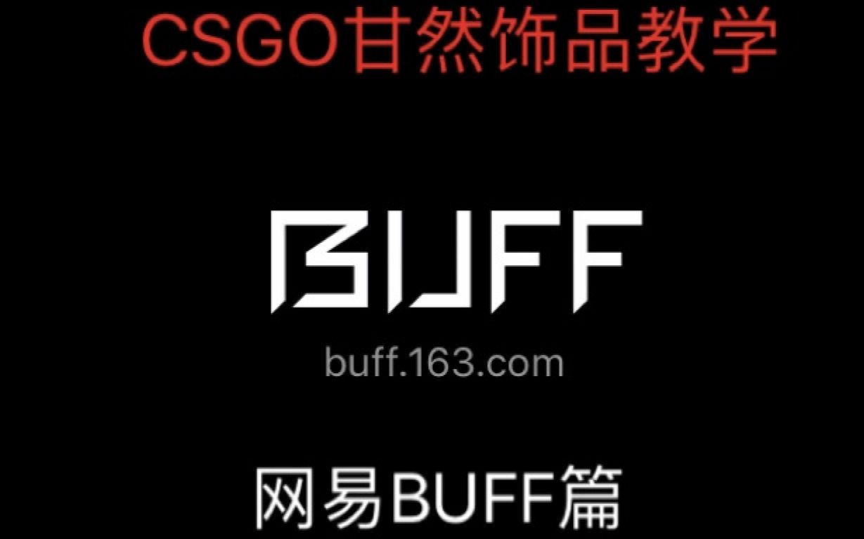 csgo甘然饰品赚钱教学-网易buff篇