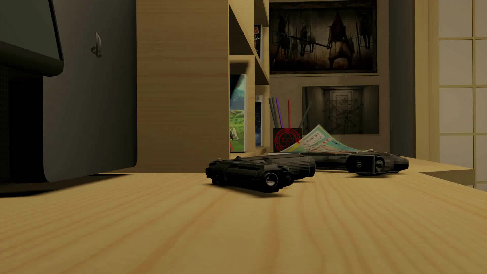 3dmax简单建模场景浏览 何谨的卧室