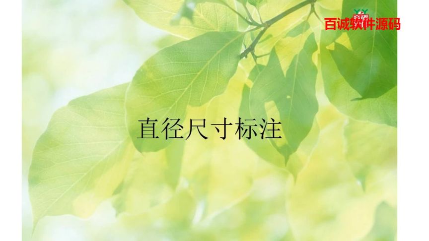 AutoCAD零基础自学课程第一百零四节直径尺寸标注