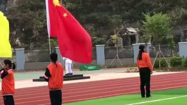 当代学校升国旗仪式