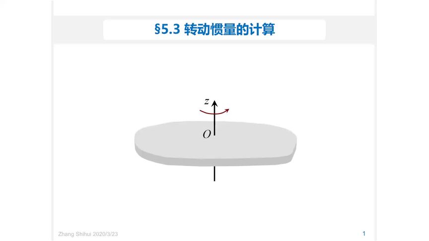 刚体定轴转动-3 刚体的转动惯量