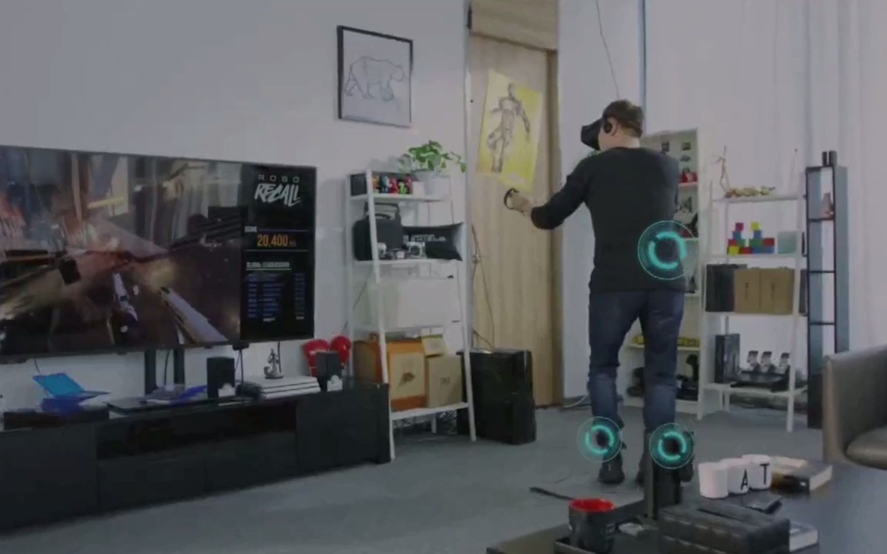 VR多点式行走模拟器,轻便