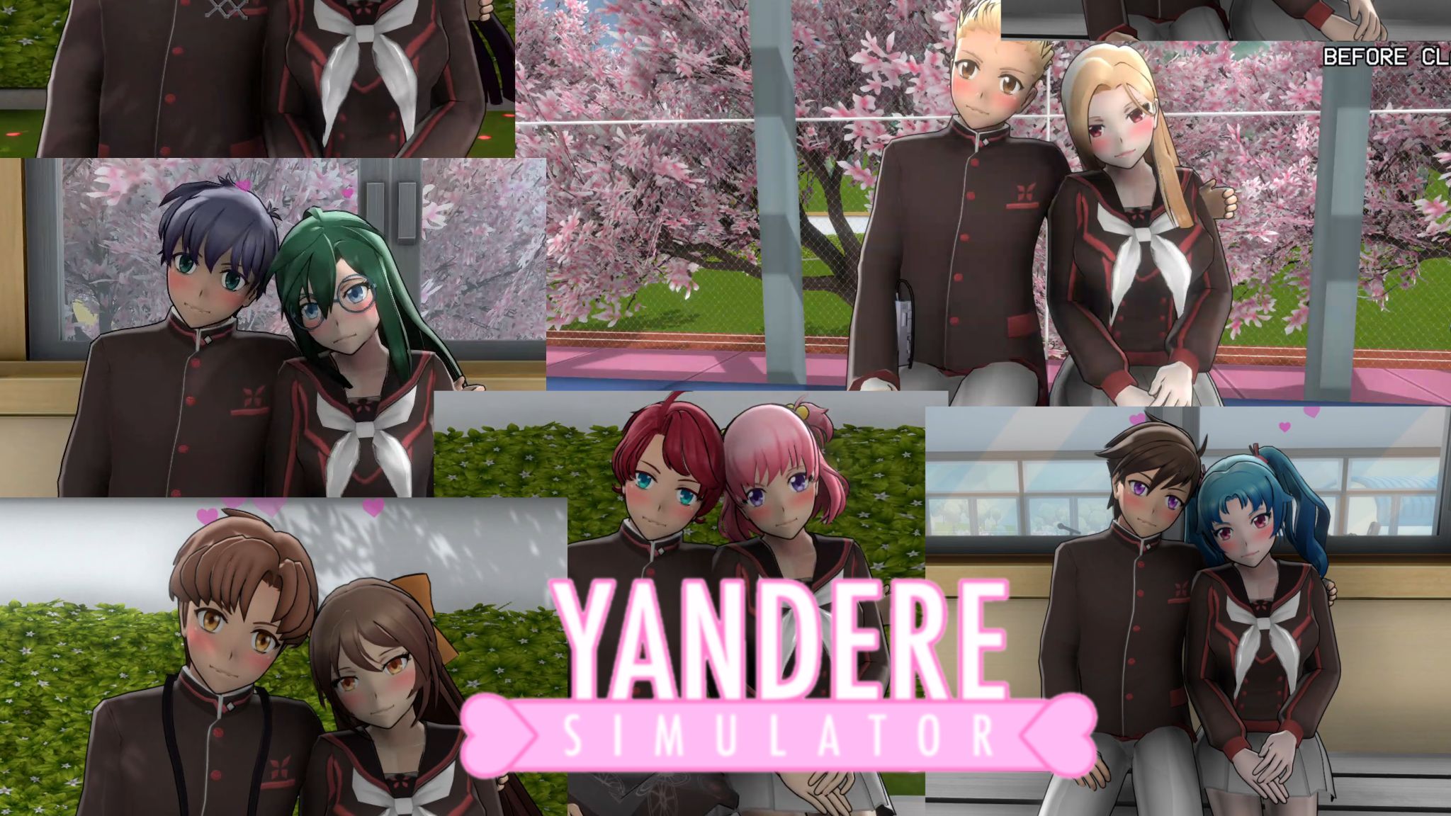 【yandere simulator/病娇模拟器】尝试给1980年代配对后的情敌一个...