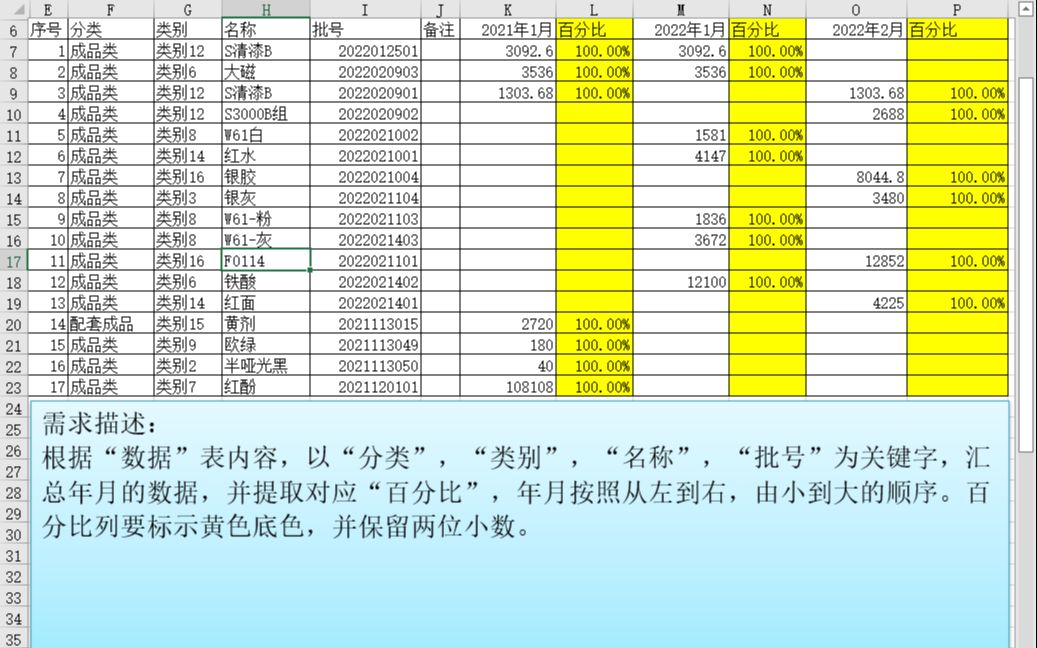 Excel VBA:多关键字汇总排序