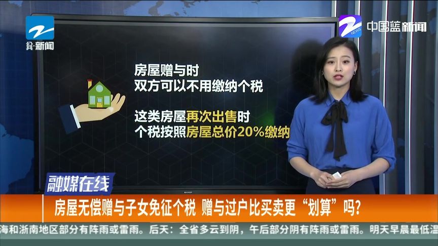 房屋无偿赠与子女免征个税,赠与过户比买卖更“划算”吗?