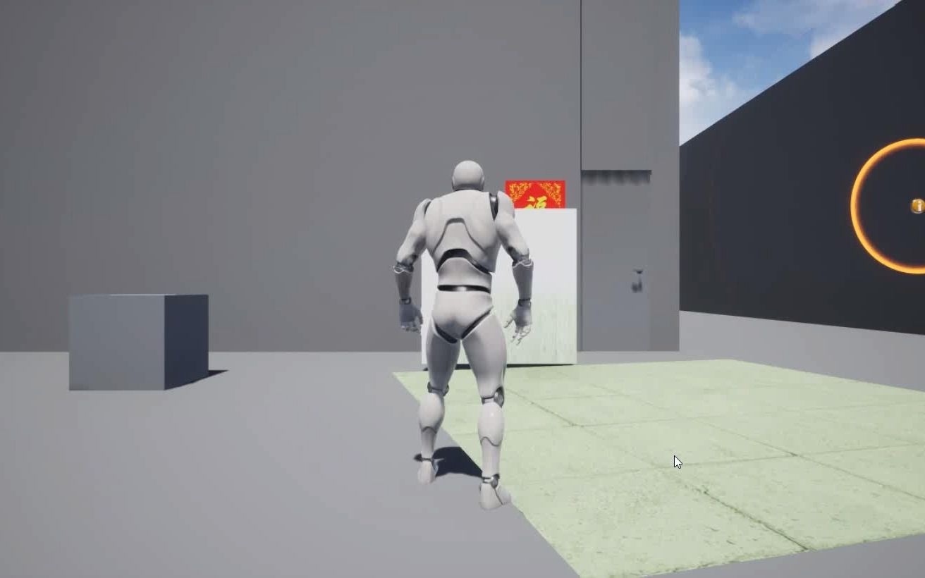 UE4_一些交互小功能(对话框,开关门,动态材质,特效,模拟电视等)