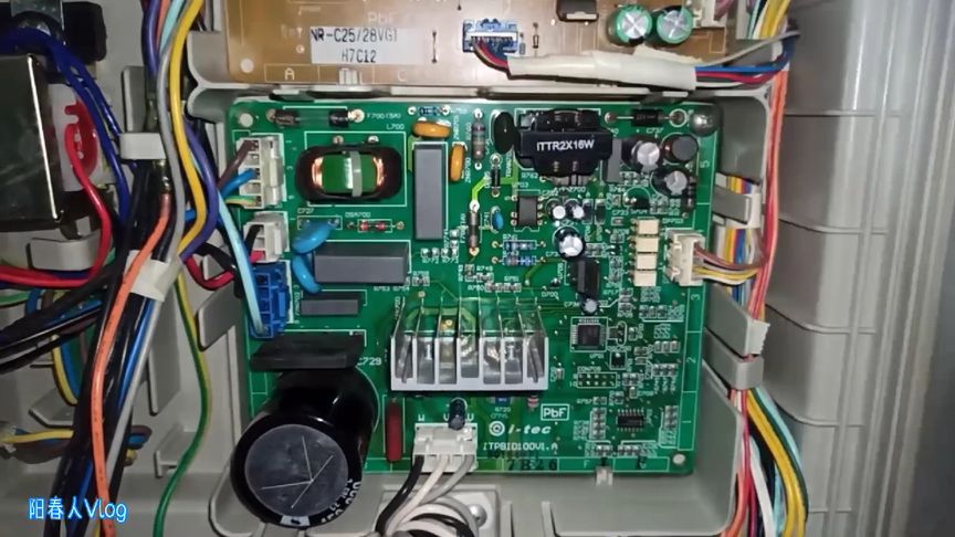 续上集,松下变频冰箱维修变频板安装测试