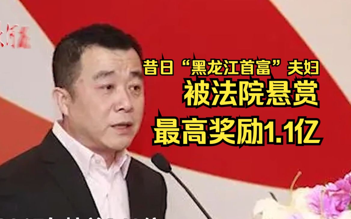 最高奖励1.1亿!昔日“黑龙江首富”夫妇双双被法院悬赏,两人曾在医院...