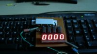电子制作:CD4026 四位十进制计数器 可作自行车里程表 人数流量计数器