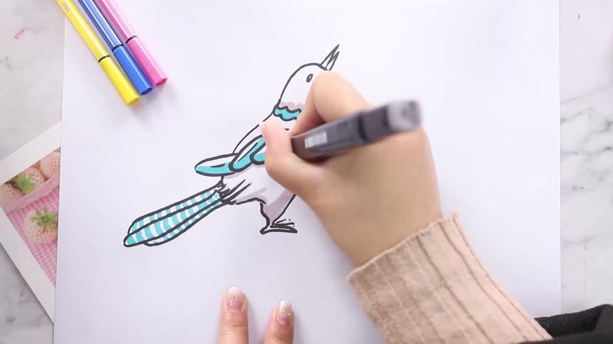 简笔画:寒号鸟的画法教程