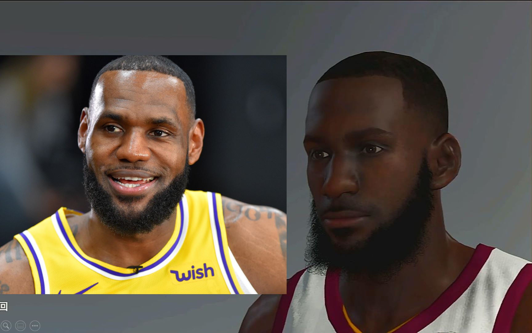 NBA2K20 勒布朗詹姆斯捏脸
