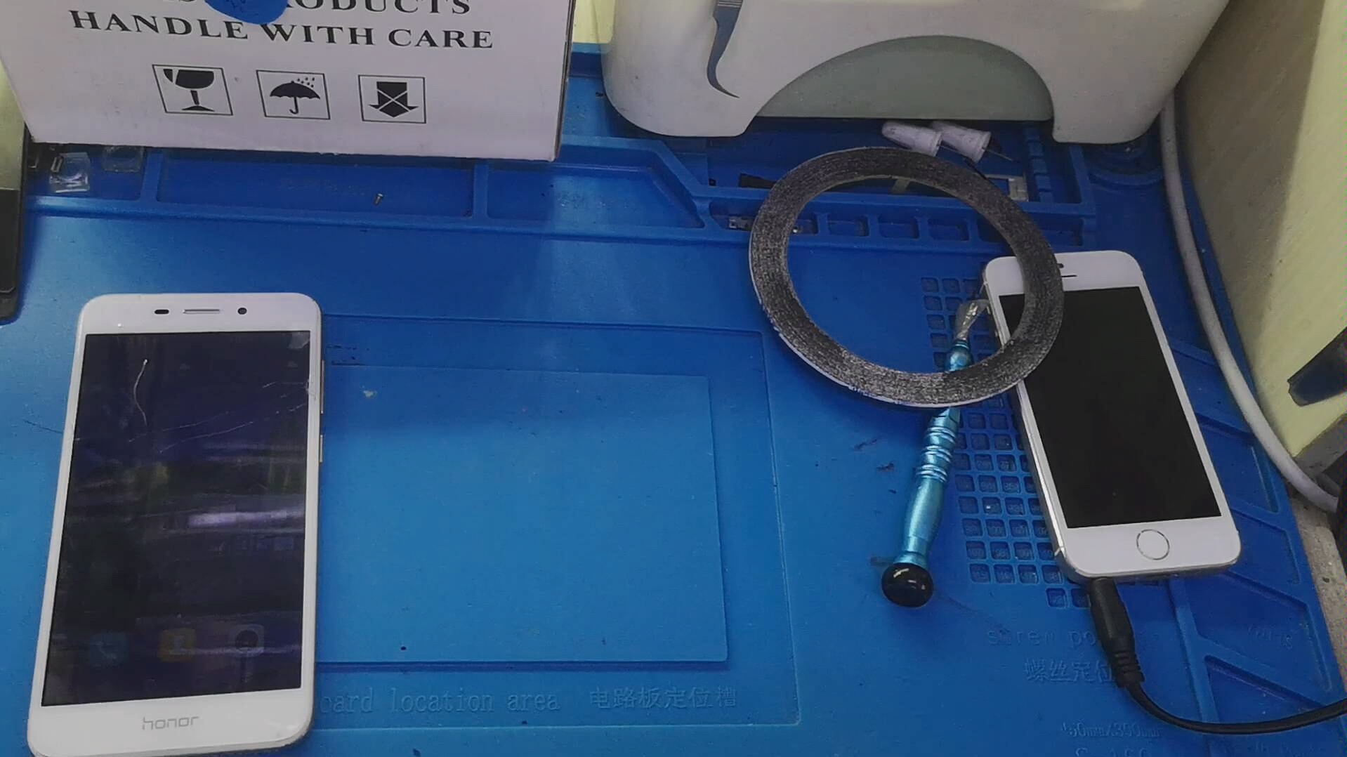 华为v9play现场更换外屏玻璃全过程 本次重点:简单了解单独换外屏的...