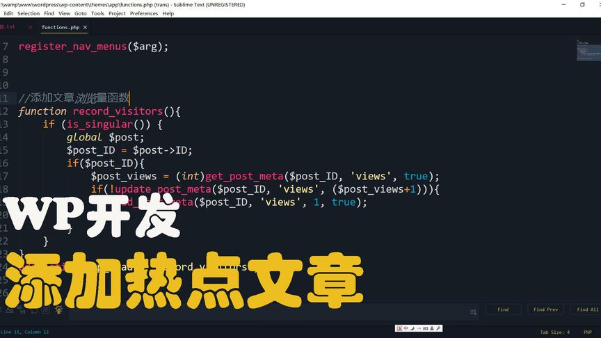 WP网站模板,怎样非插件统计文章浏览量、调用热点文章?学浪计划