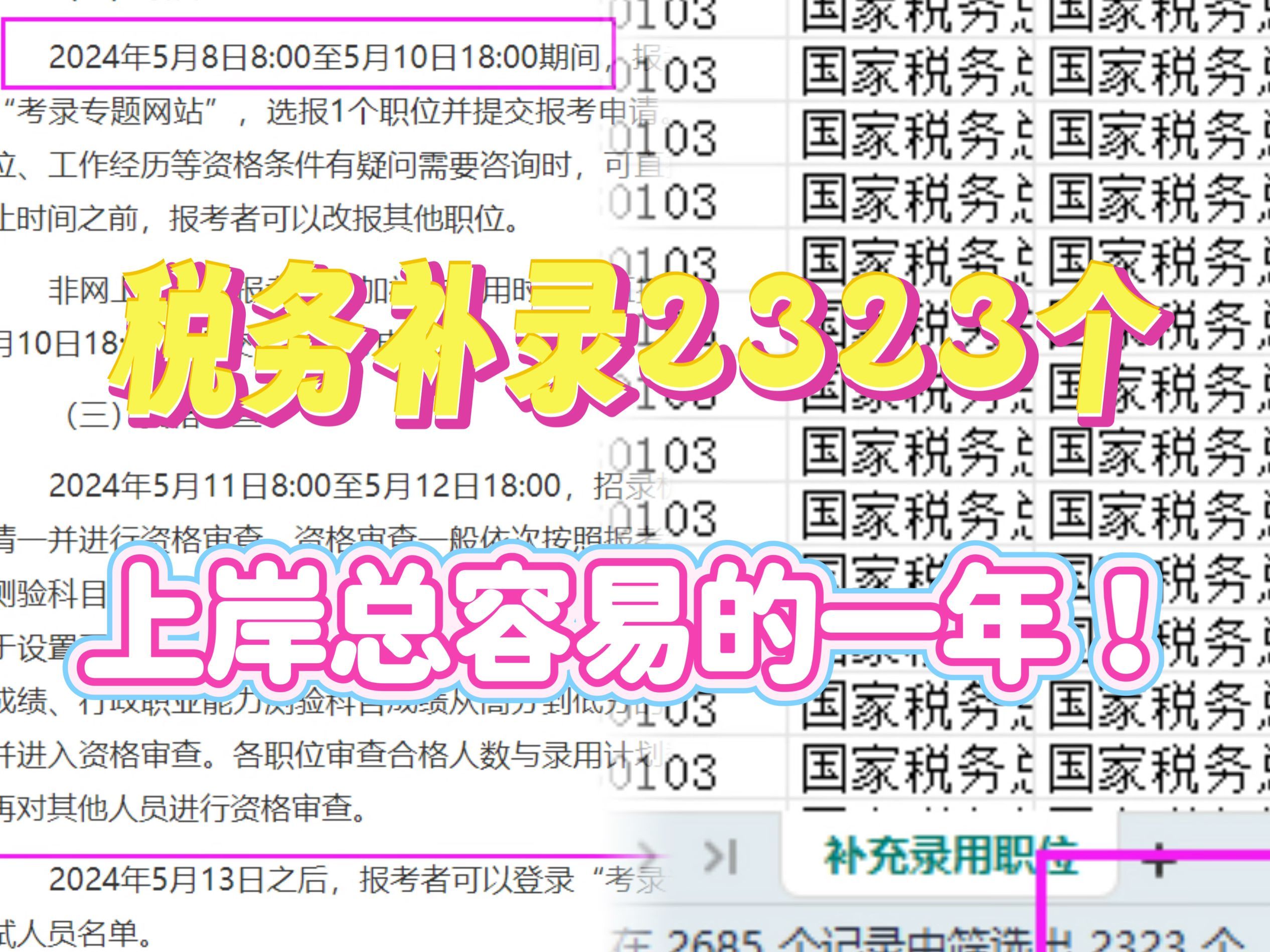 国考补录税务系统,如何选岗捡漏概率大?面试需要注意什么?