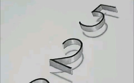 【一分钟学会画立体数字】超简单,赶紧动手试试呢~