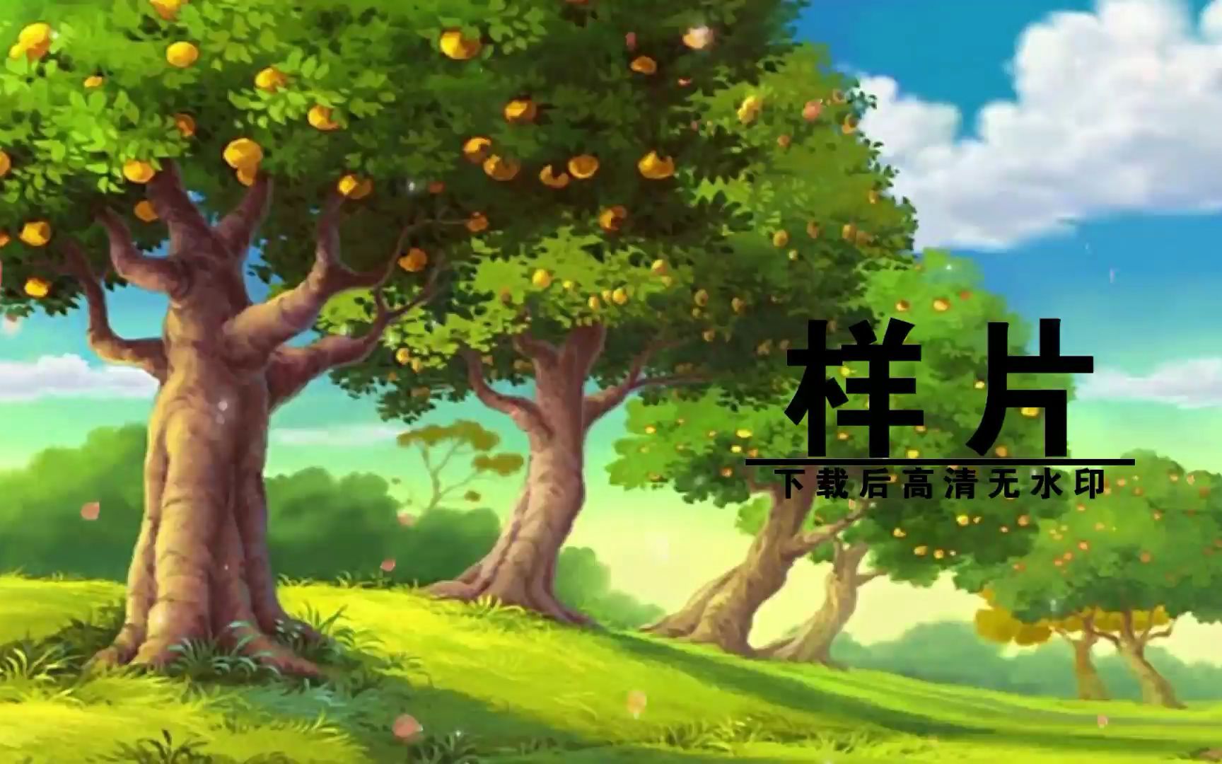 ...老鼠胆子大》 儿童节动画舞台剧吹牛讲故事led六一表演背景视频素材