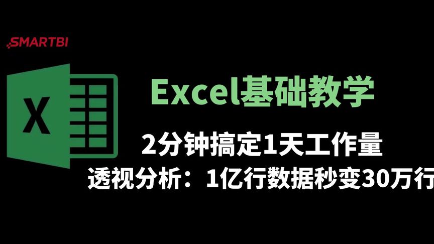 Excel教程 | 2分钟能干什么?2分钟可以快速get1个Excel必备技能