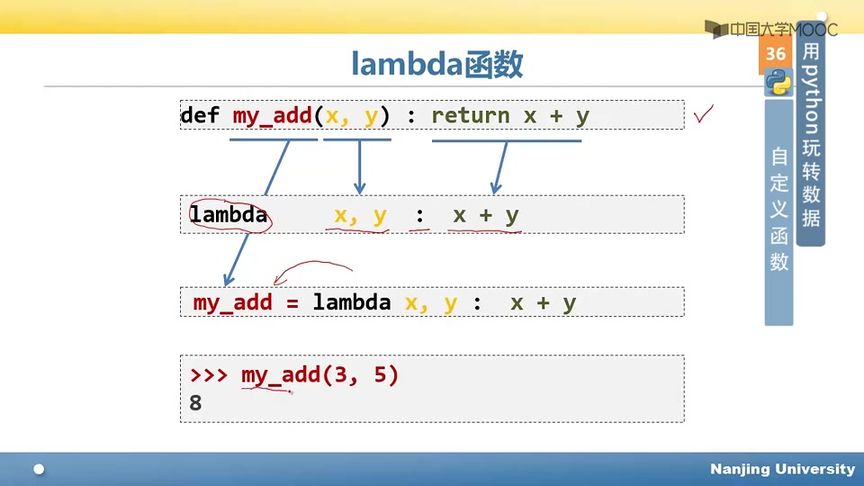 【南京大学】用Python玩转数据 12. 自定义函数