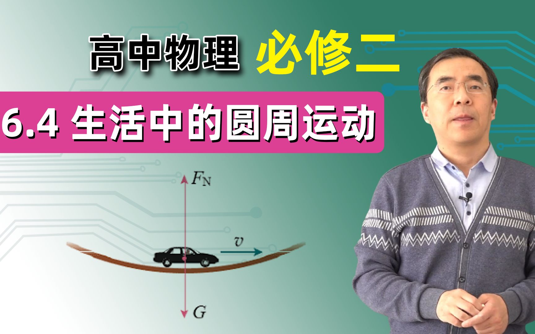 【生活中的圆周运动】 高中物理 必修二 第六章 圆周运动 6.4