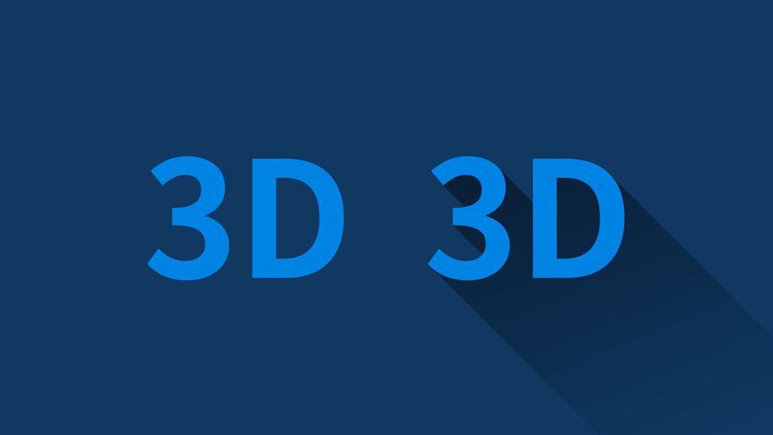PS制作3D字体效果