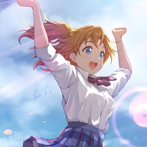 元气满满的穗乃果酱 