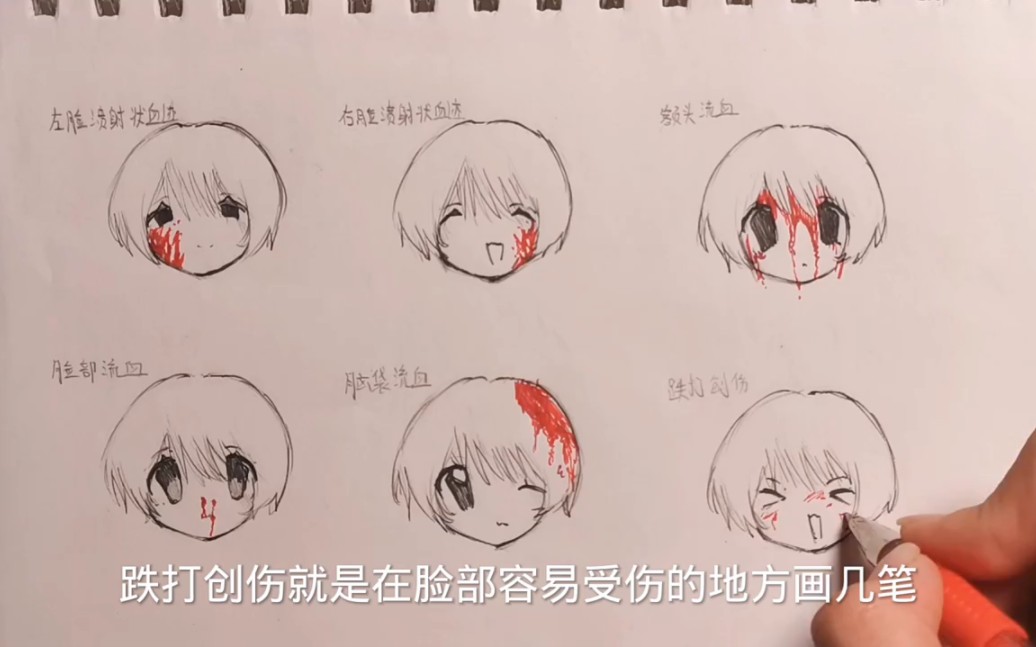 血迹画法教程