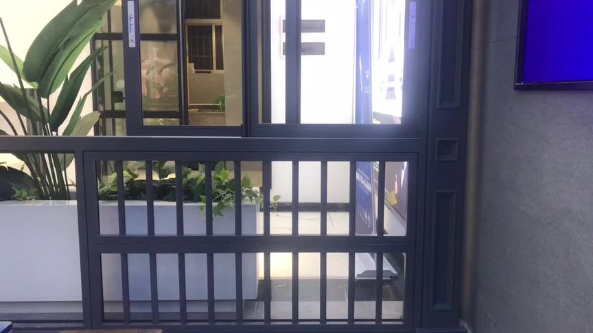 新款120断桥三轨推拉窗#高端系统门窗