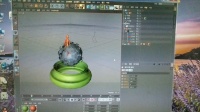 《穿越火线》我的第7个C4D动画(用comtion命令创建人偶沿直线行走,...