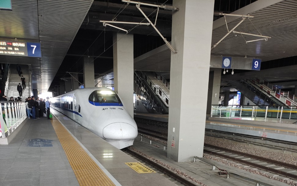 [铁路运转]石家庄-辛集南D1635次列车右侧展望视角