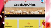 SpeakUpAfrica非盈利性组织有创造性标志展示
