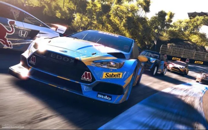 蛋蛋模拟器测试赛车类《越野英雄4》手机安卓 switch模拟器非天际线...