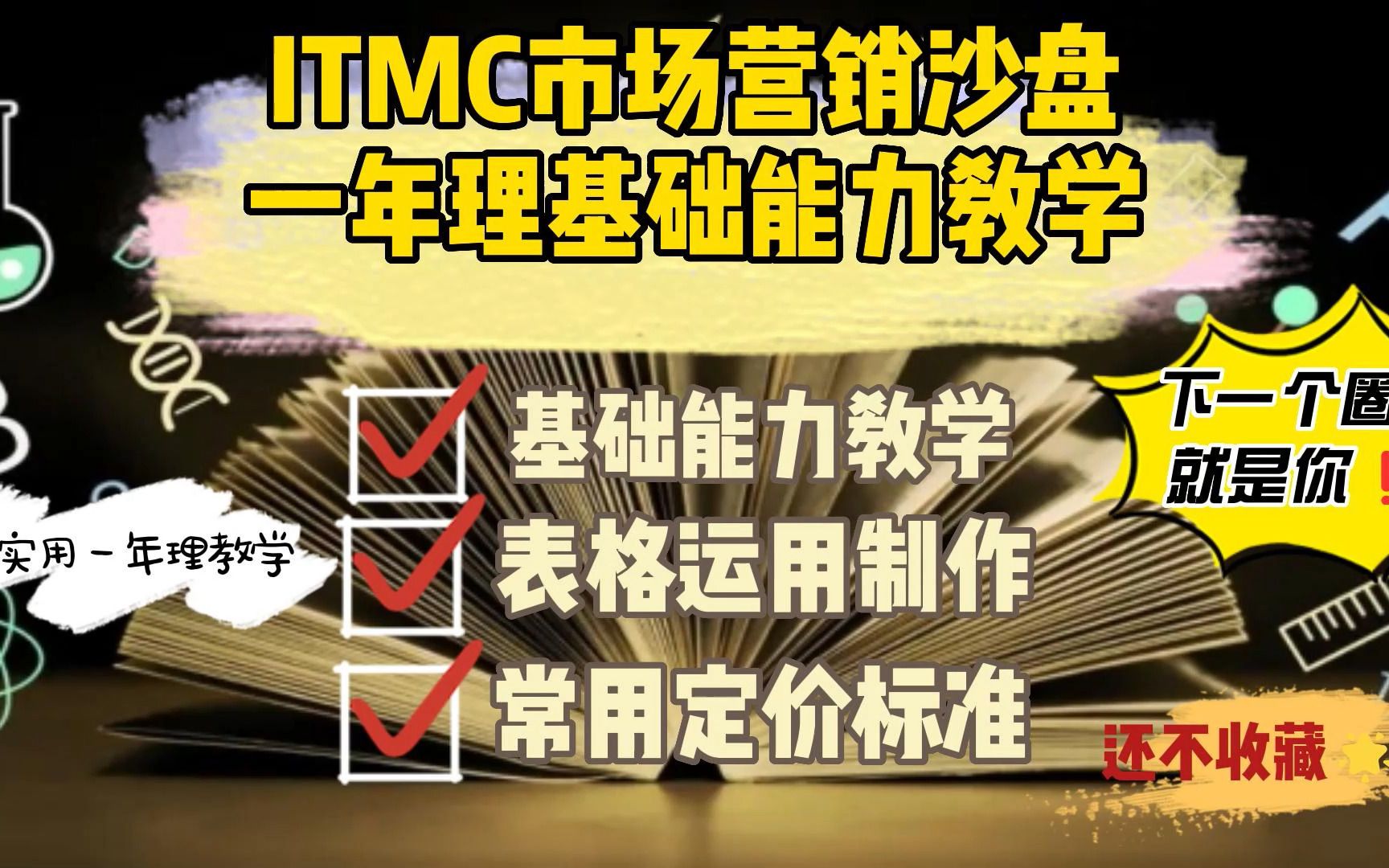 ITMC市场营销沙盘——一年理智基础能力教学