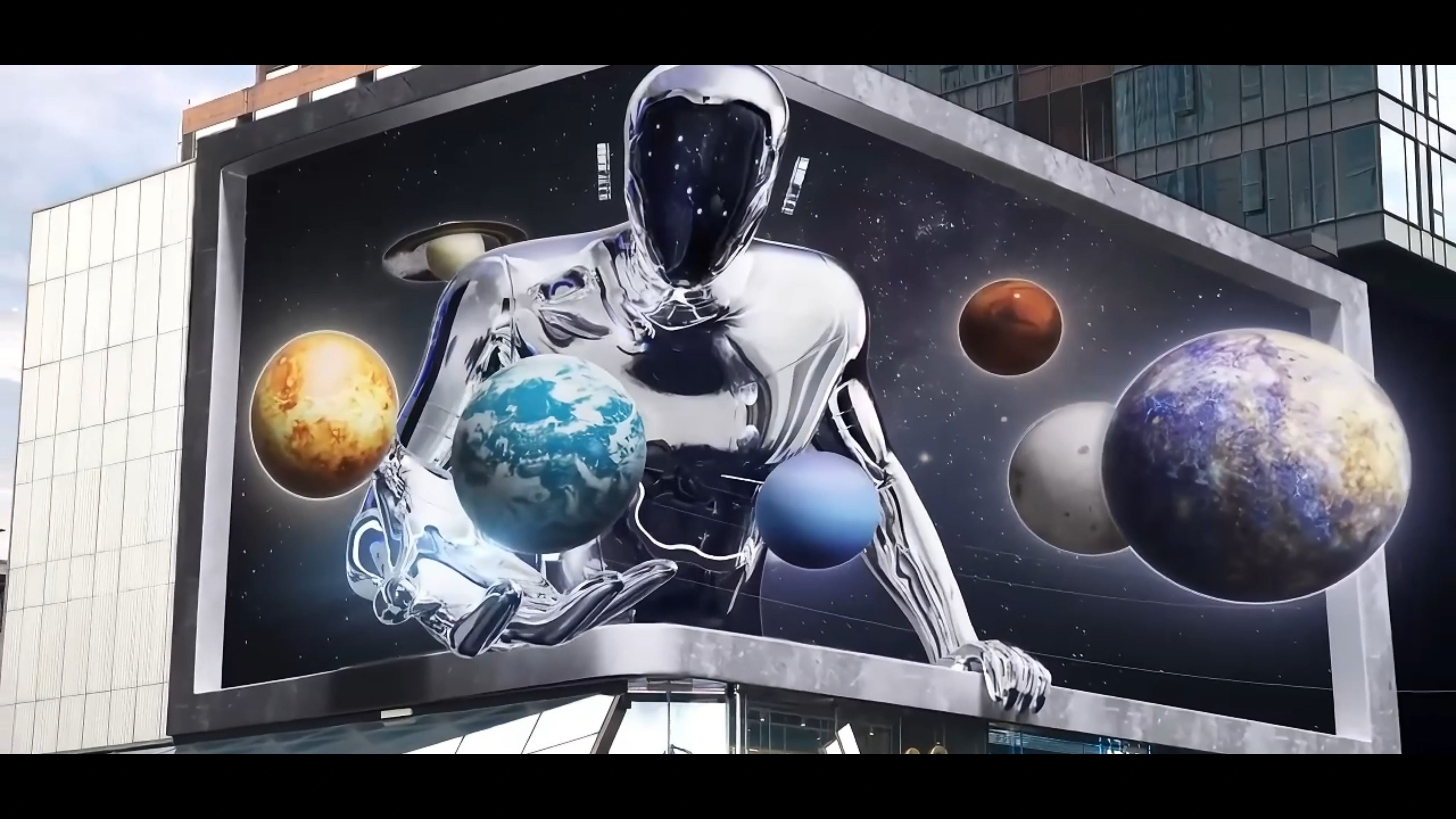 裸眼3D丨成都太古里惊现3D巨人