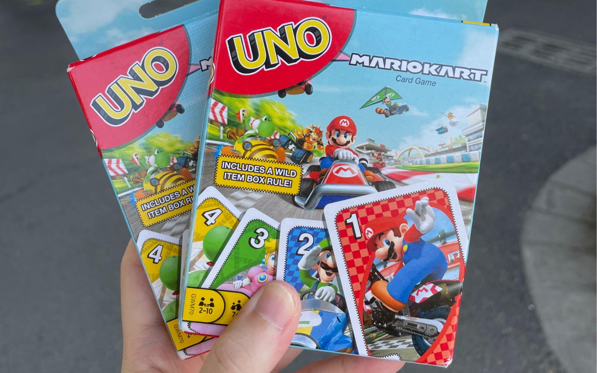 【uno】马里奥赛车uno开箱