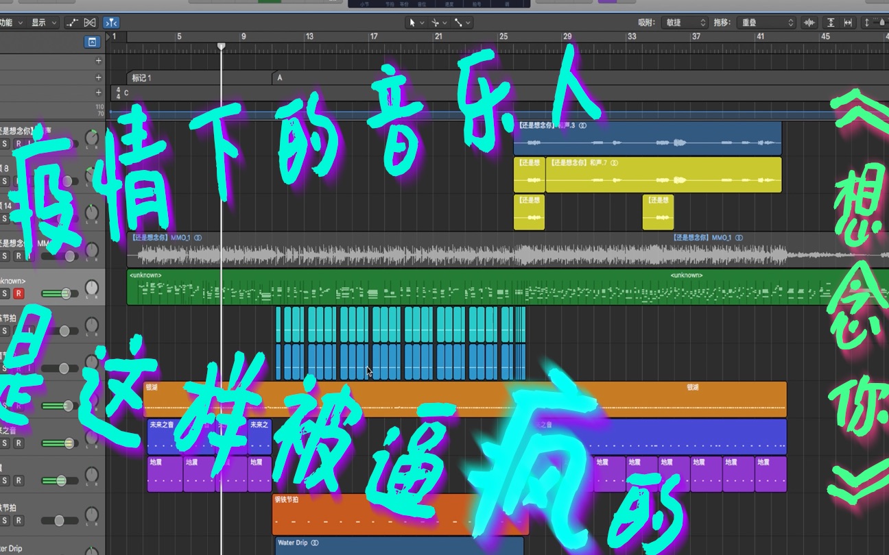 ...跪!电音Vocal记录疫情生活!音乐人能做的只有这些了(MIDI工程文件版)