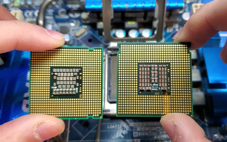 2022年,重现771硬改775切主板防呆口操作