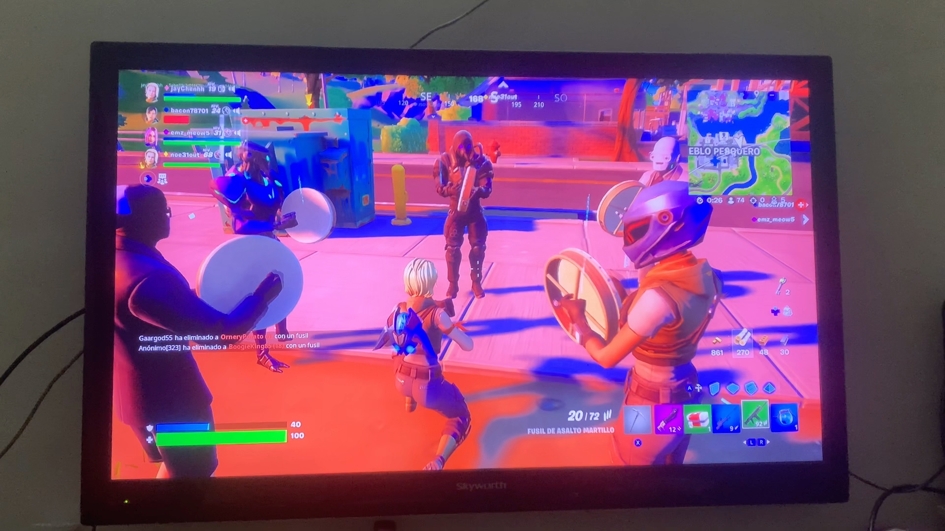 堡垒之夜,我是switch玩的,有一起的吗?