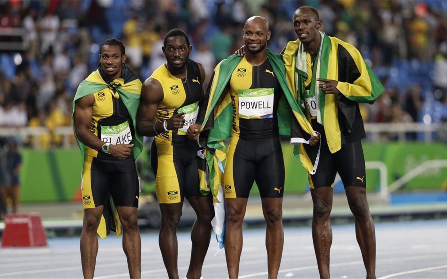 男子4X100米接力比赛世界纪录进化史! 牙买加战队太不可思议!