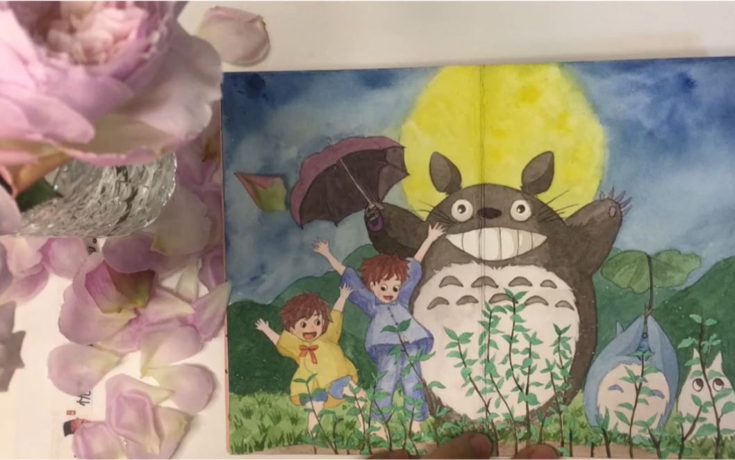 翻一下之前画的风琴本。