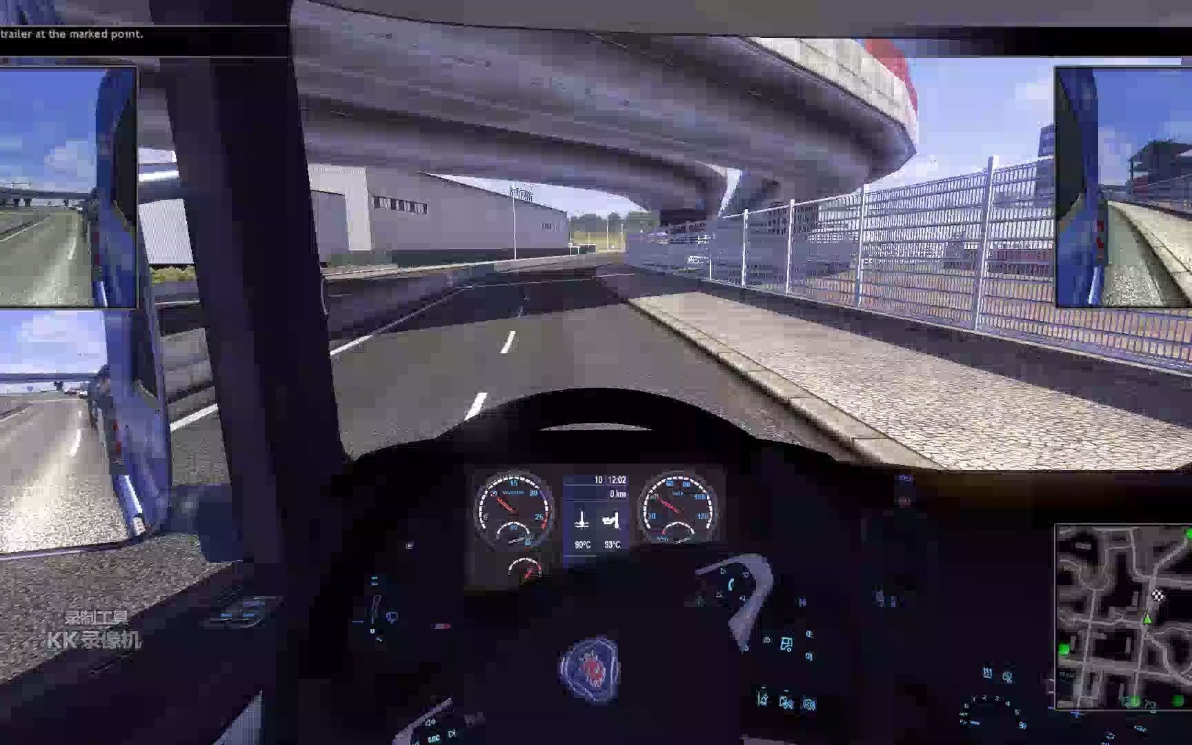 ...斯堪尼亚重卡驾驶模拟自由驾驶 05 跟欧洲卡车模拟2的结果一样了