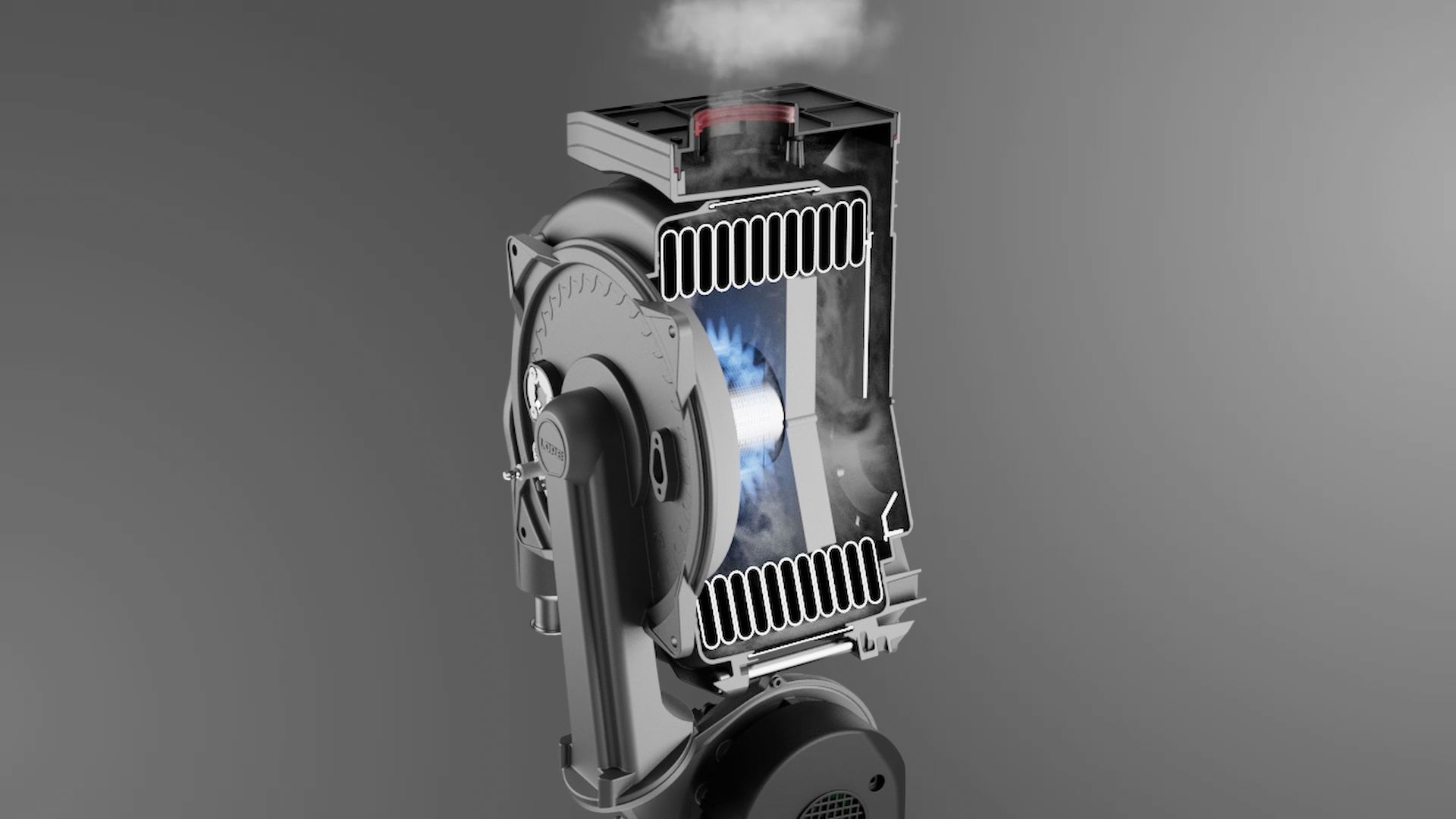 [三维短片项目]热水器燃烧器工作原理