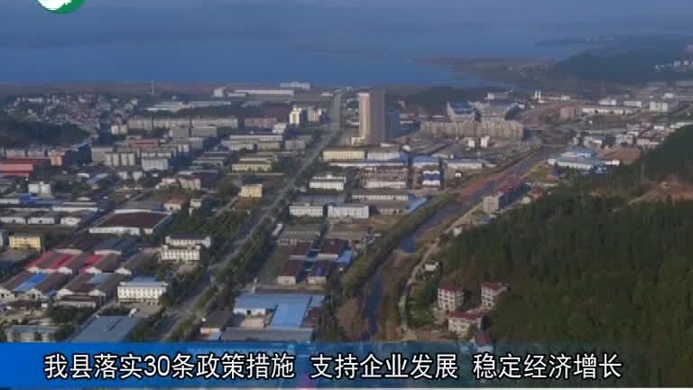 武宁县落实30条政策措施 支持企业发展 稳定经济增长