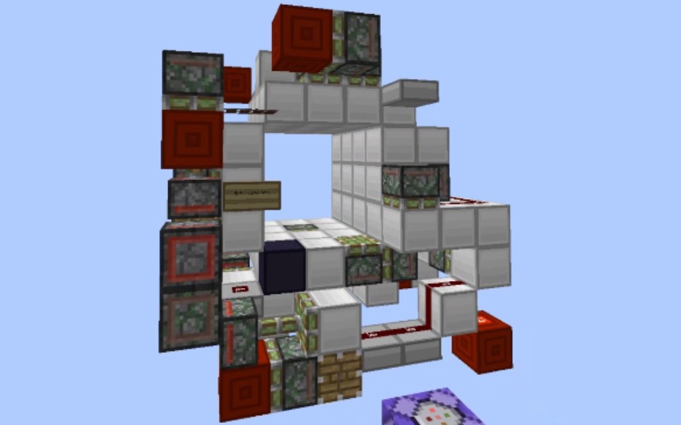 【MC1.8】较小3x3快速活塞门