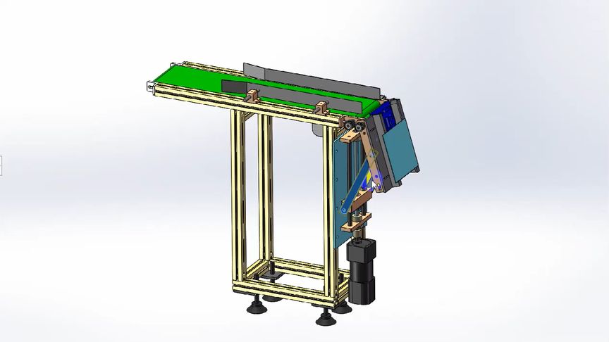 pcb板90度翻转机构,既然是直接翻转输送机?