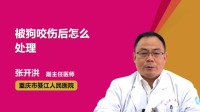 被狗咬伤后怎么处理