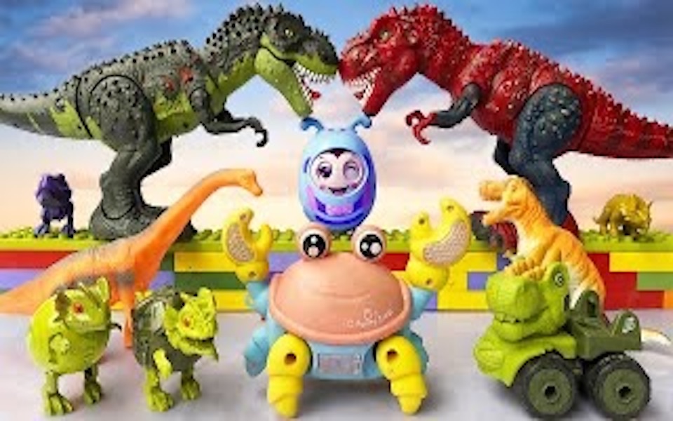 侏罗纪世界恐龙 在现实生活中恐龙宝宝搞笑视频