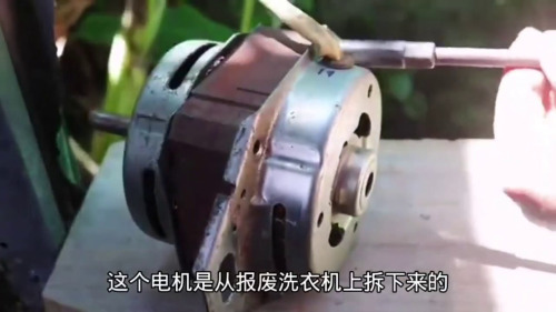 洗衣机电机改成风力发电机,输出功率6000瓦