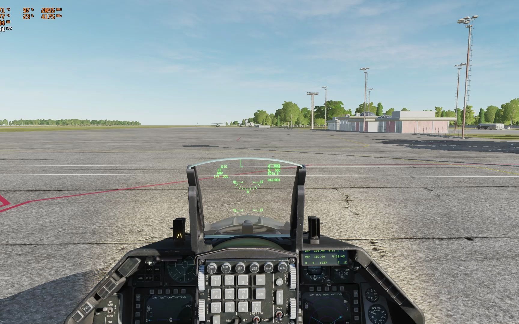 DCS F16 AGM65小牛导弹瞄准吊舱模式下准星偏差的校准